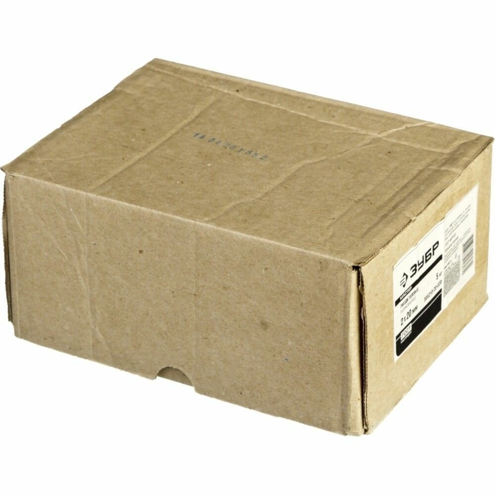 Толевые гвозди ГОСТ 4029-63 20 х 2.0 мм 5 кг. ( 10370 шт.) ЗУБР 305210-20-020