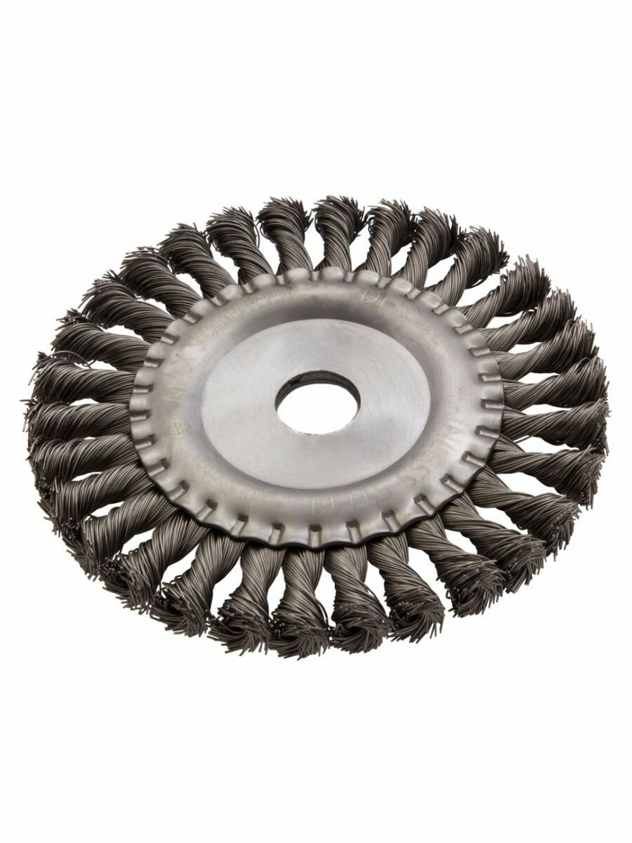 Щетка для УШМ Denzel 150 мм плоская посадка 22.2 мм 746343