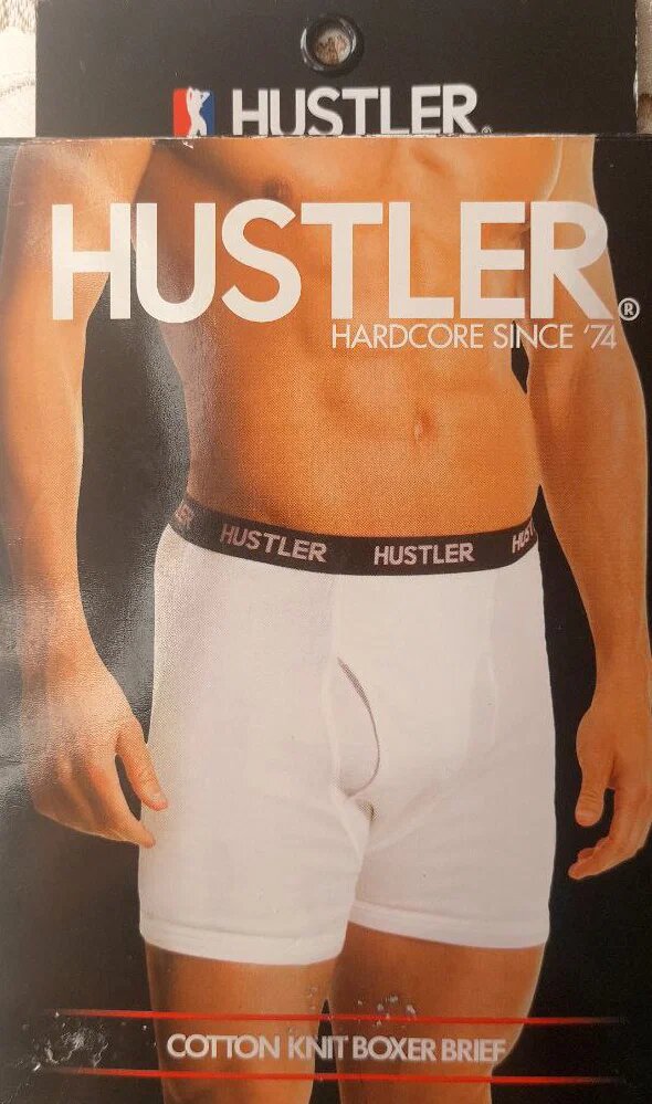 Мужские трусы-боксеры от Hustler Lingerie, серый, M
