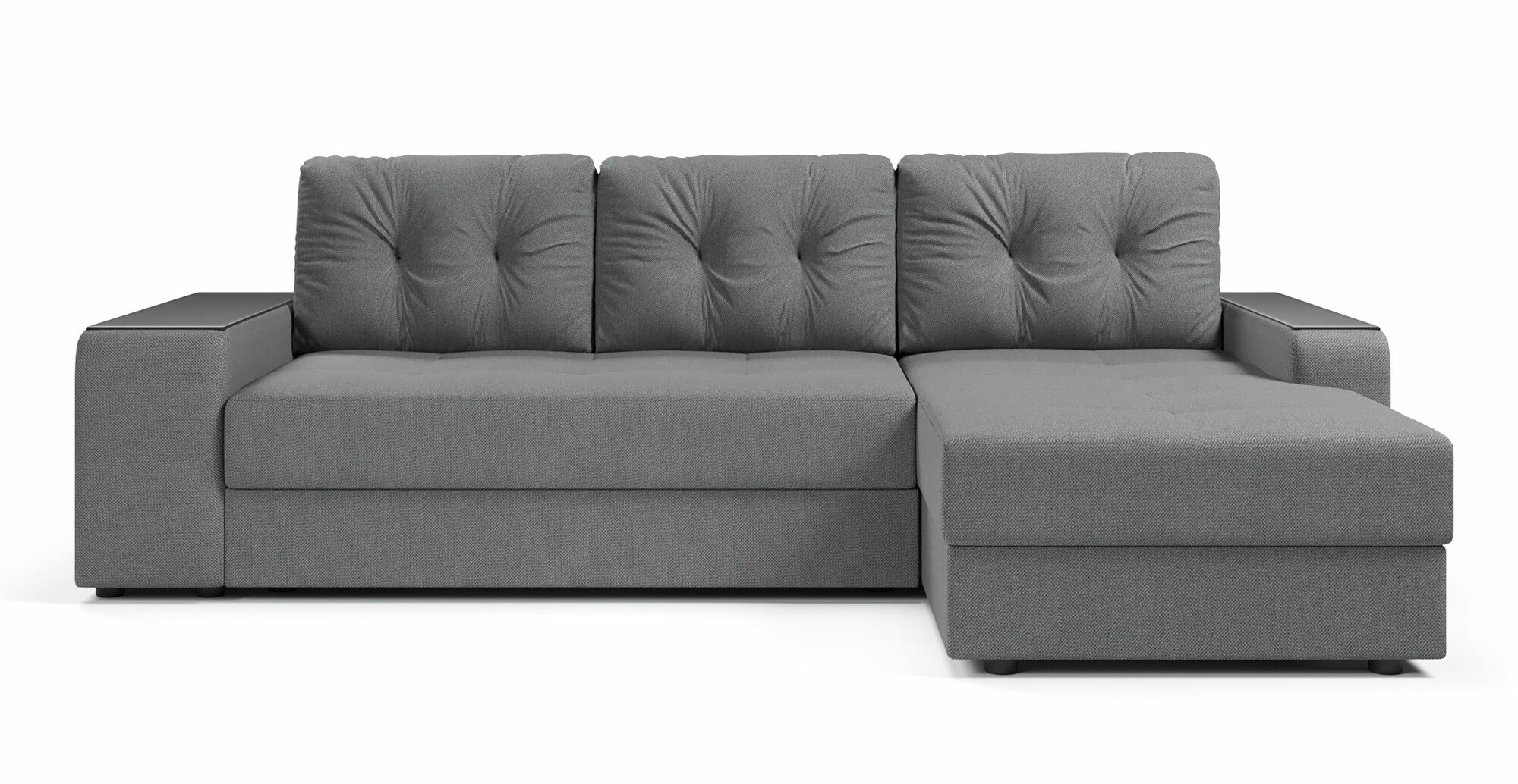 Угловой диван-кровать Дубай 4, 253х162х88 см, механизм Еврокнижка, диван раскладной большой, с ящиком для белья