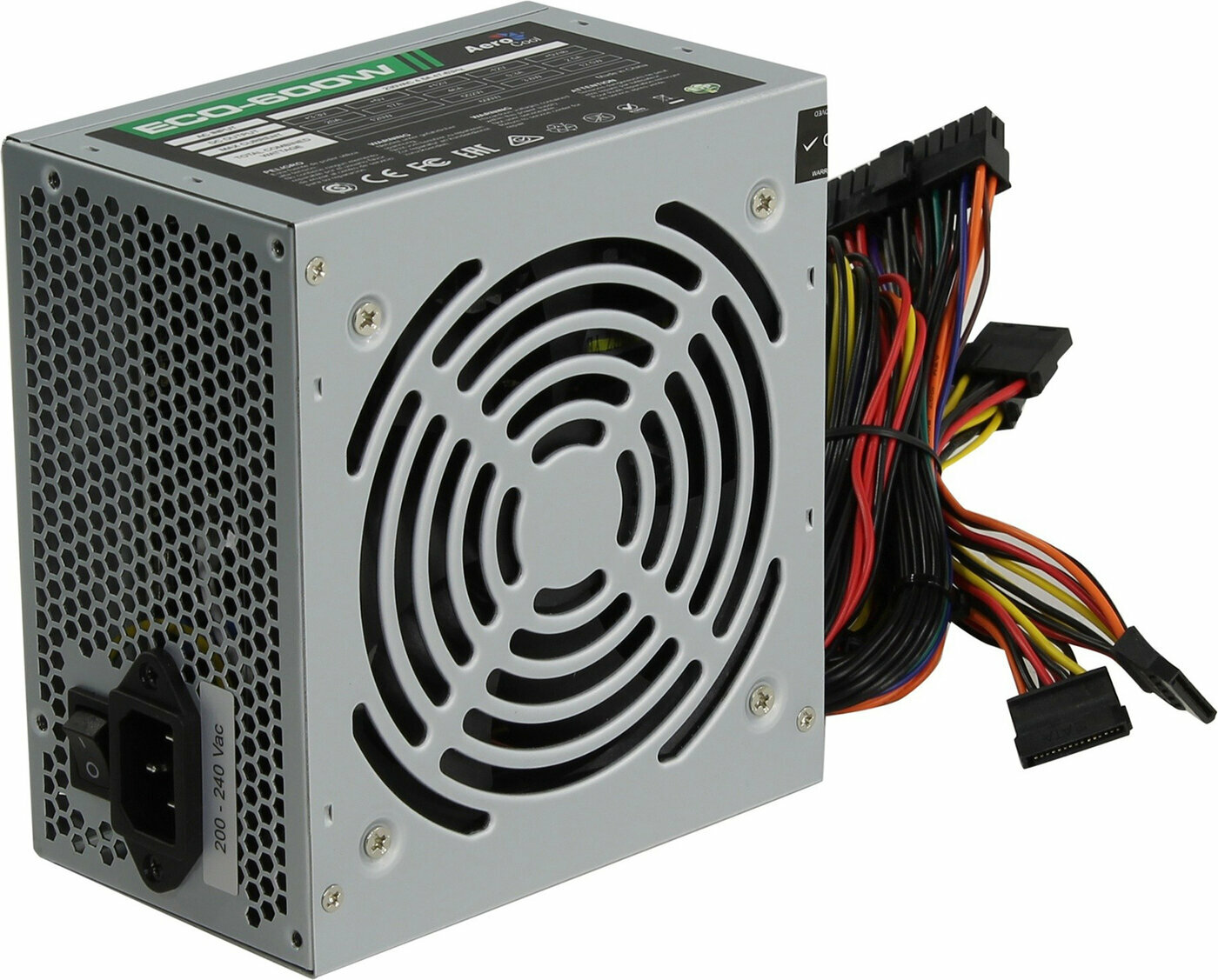 Блок питания компьютера Aerocool Блок питания ECO-600 W