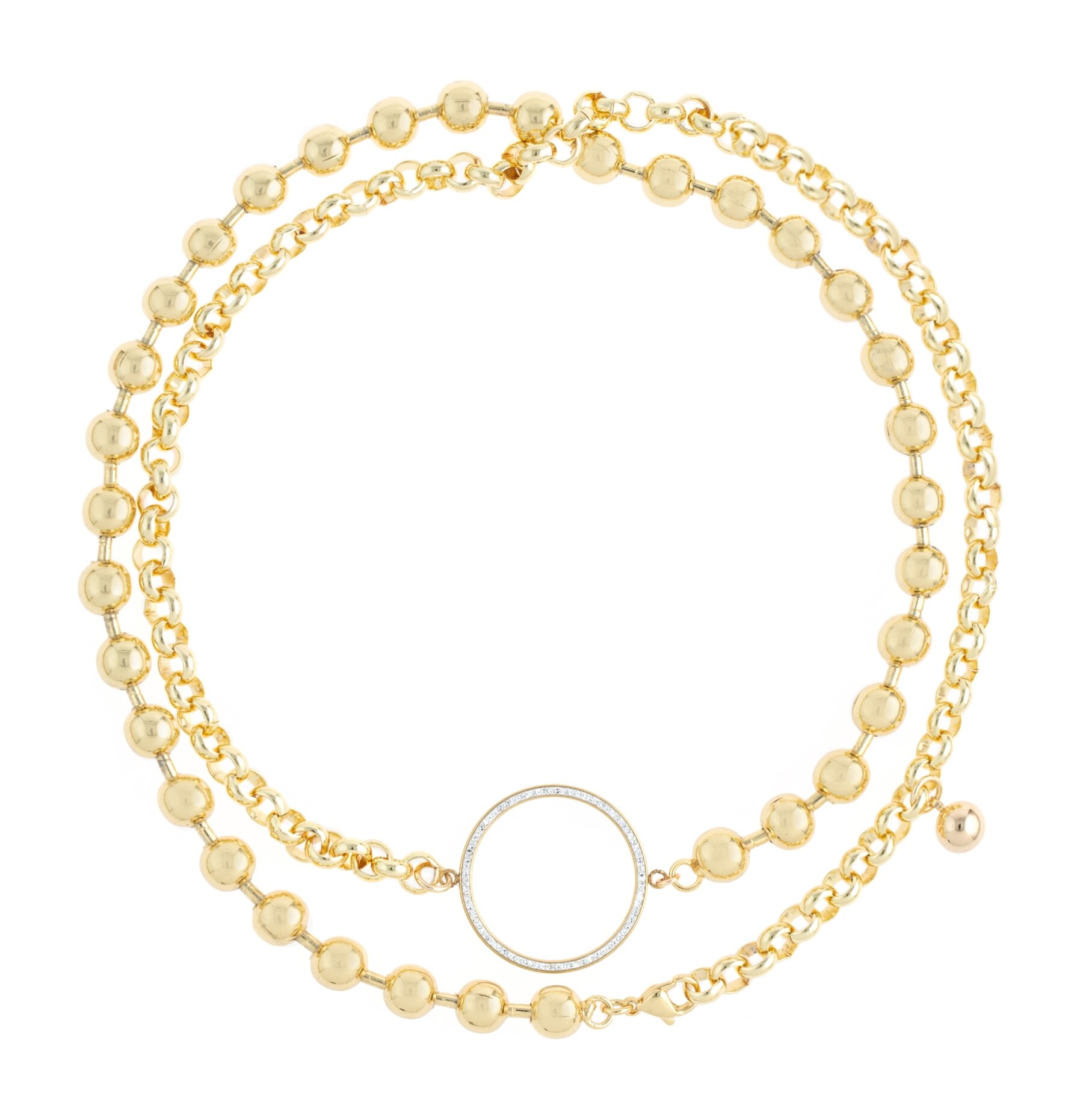 Колье, фианит