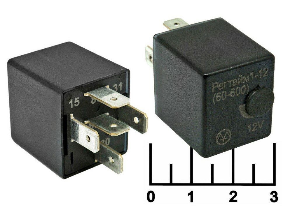 Реле времени 12V 60-600сек Регтайм1-12-(60-600) ограничение вкл. (таймер)