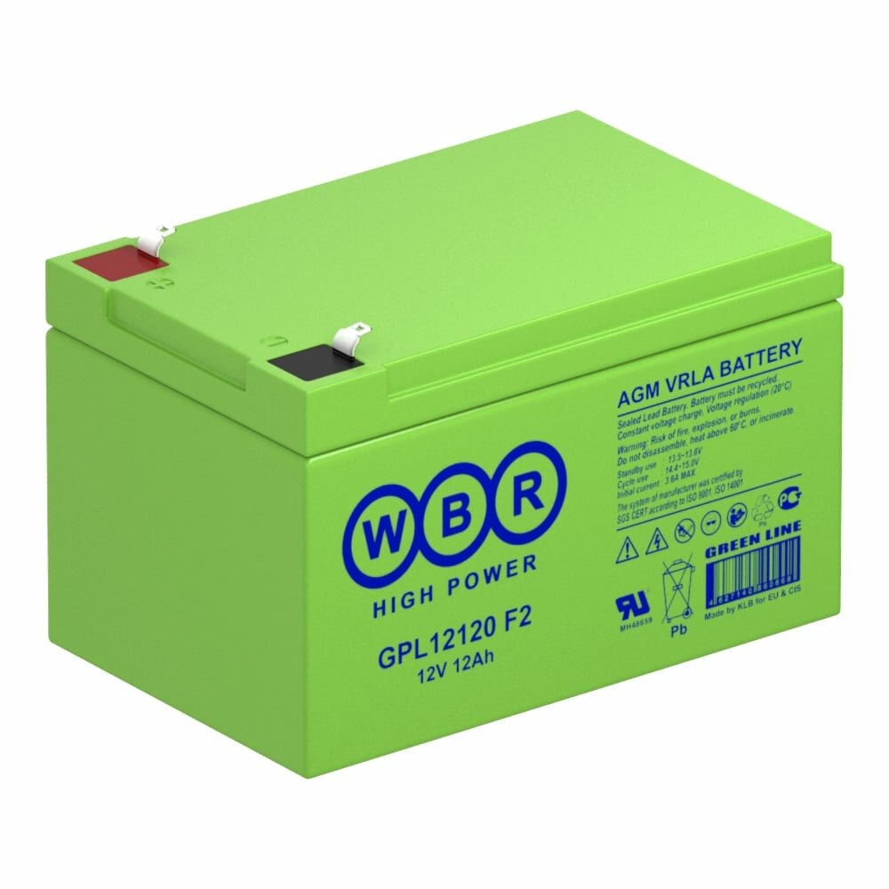 Аккумулятор для ИБП WBR GPL12120 F2