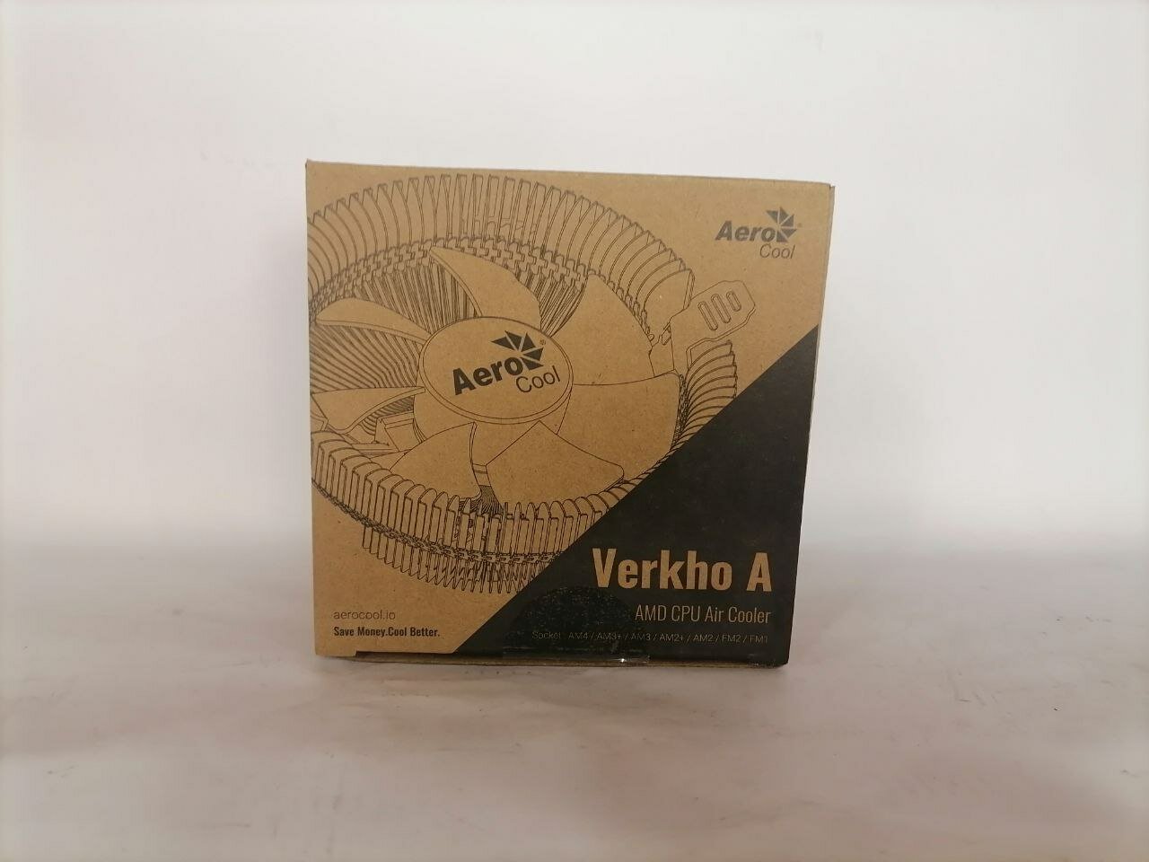 Кулер Aerocool Verkho A Soc-AM4/AM3+/AM2+/FM2+ 4-pin 11-29dB Al 100W 230gr Re PWM