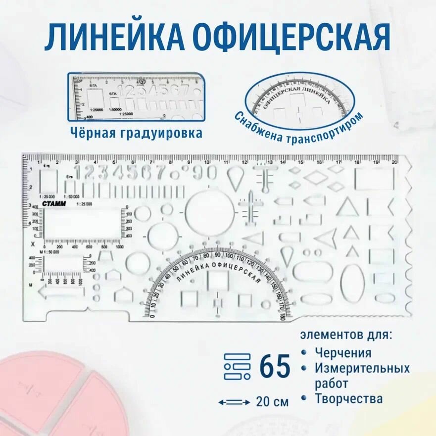 Линейка офицерская гибкая 20 см. Линейка тактическая, многофункциональная