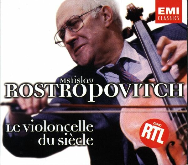 Mstislav Rostropovich - Best Of Cello Music "The Cello Soul Vol.1" (1D-Аудио, Russia 2000)