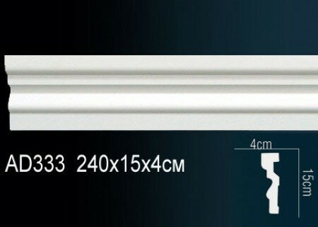 Молдинг Perfect AD333 Д240xШ4xВ15 см /Перфект.