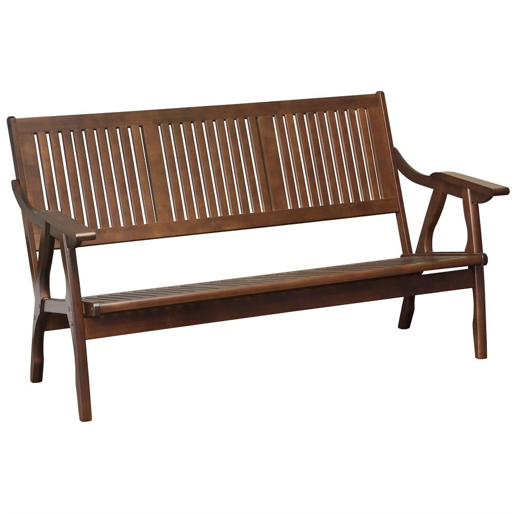 МБЛ Диван-скамья Массив решетка, каркас орех Орех