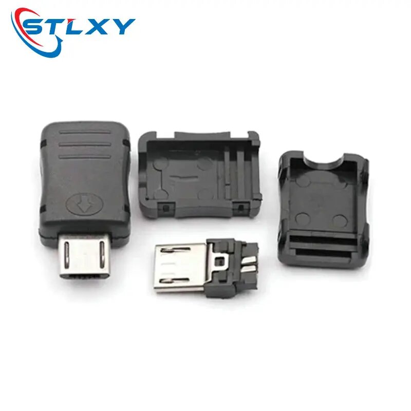 Комплект разъемов Stlxy Micro USB 4-контактный, 10set