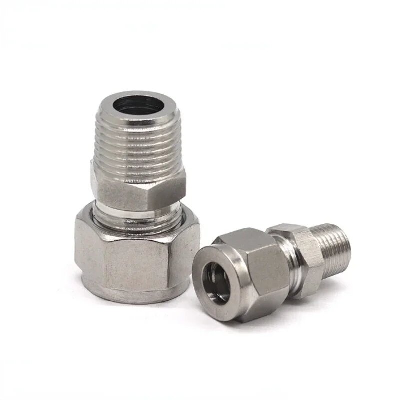 Компрессионный фитинг из нержавеющей стали SS 304, 1/2", 10mm OD Tube