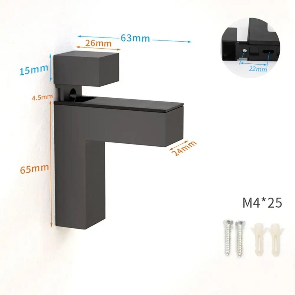 Регулируемый зажим для стекла, Style 3