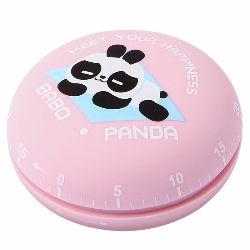 Таймер, Милый механический таймер в форме панды - розовый