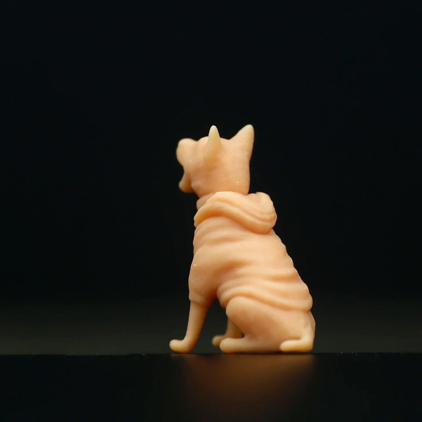 Фигурка собаки, Unpainted 1, 1/43