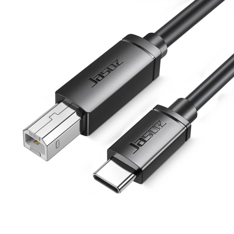 Кабель Jasoz Type C - USB B 2.0 для принтера 1.5m