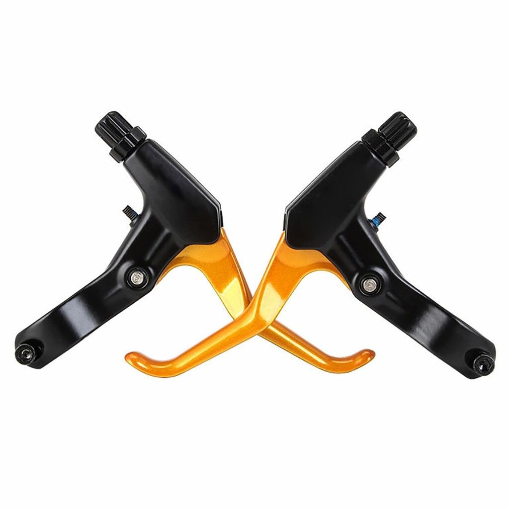 Запчасти для велосипедов, Ручки тормоза из алюминиевого сплава - золотые, 1 пара