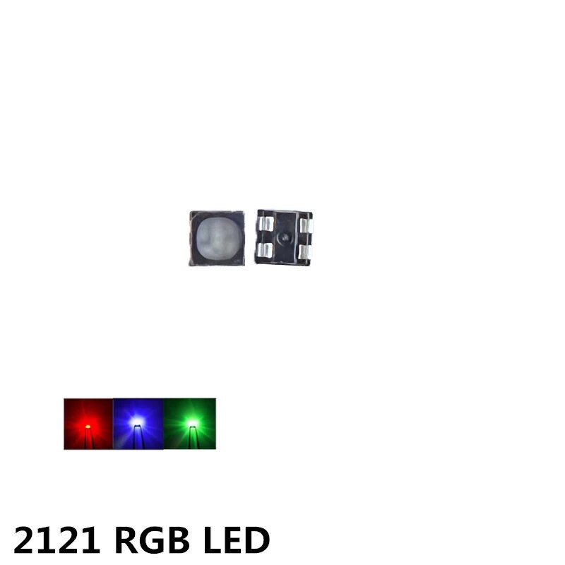 100 шт. RGB SMD светодиоды XHFA LIGHT 2121 RGB LED
