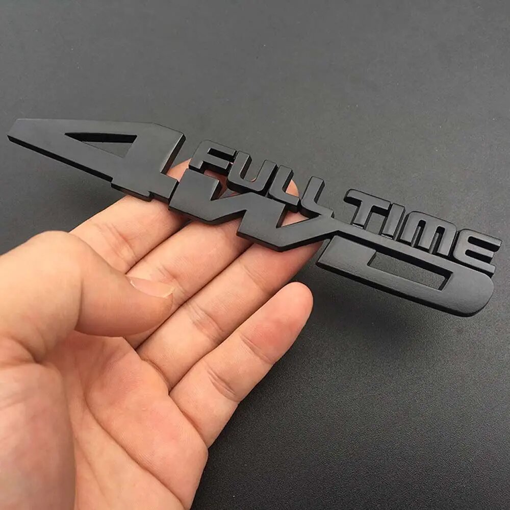 Аксессуары из цинкового сплава, металлические значки, наклейки на боковое крыло автомобиля, 3D стерео наклейка на автомобиль, 4WD, металлическая наклейка на автомобиль, эмблема заднего багажника