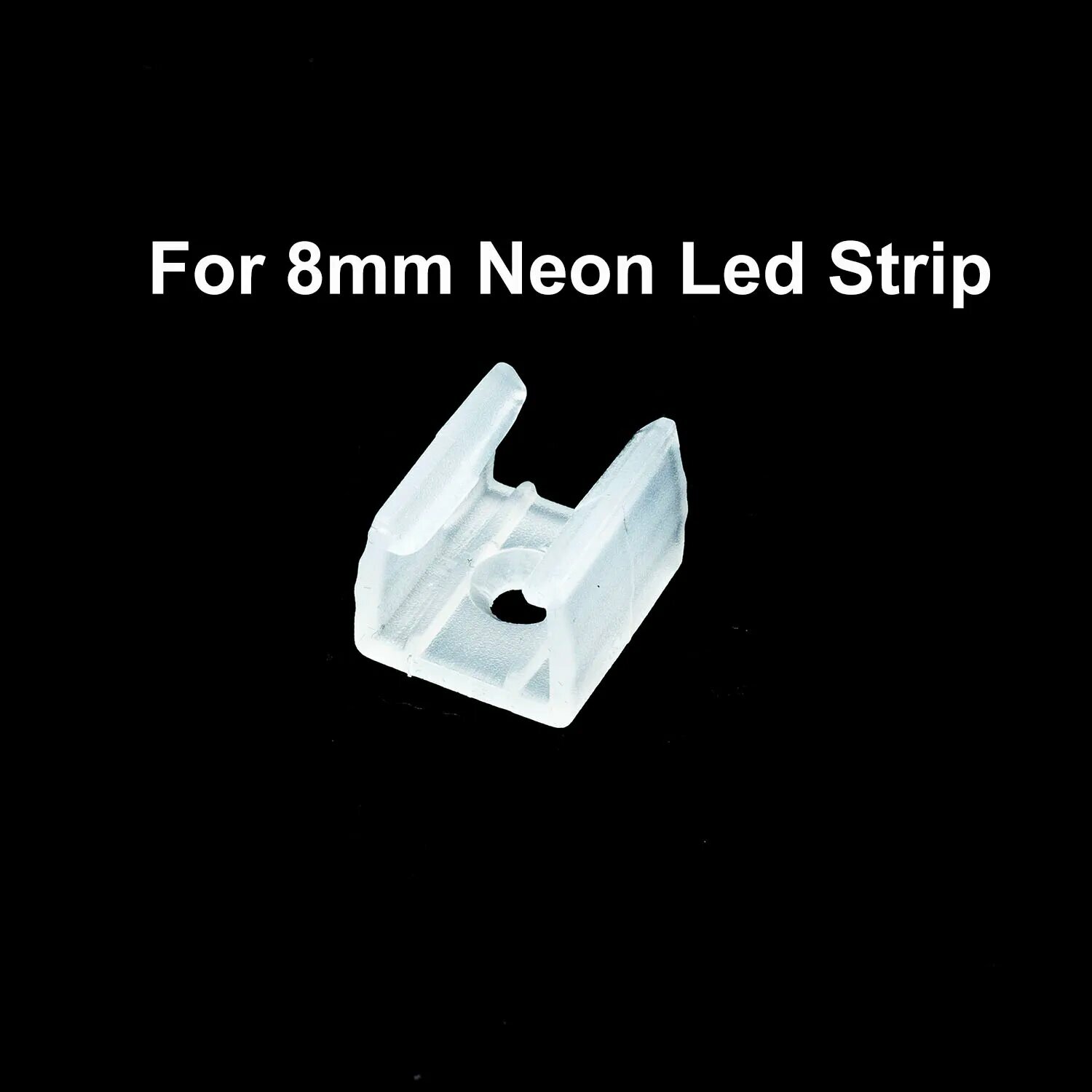 Зажим для неоновой LED ленты 8 мм, 15 шт.