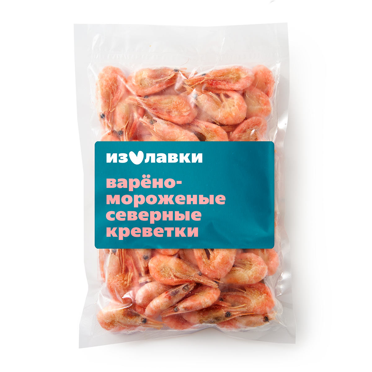 Креветки варёно-мороженые 120+ «Из Лавки» северные неразделанные