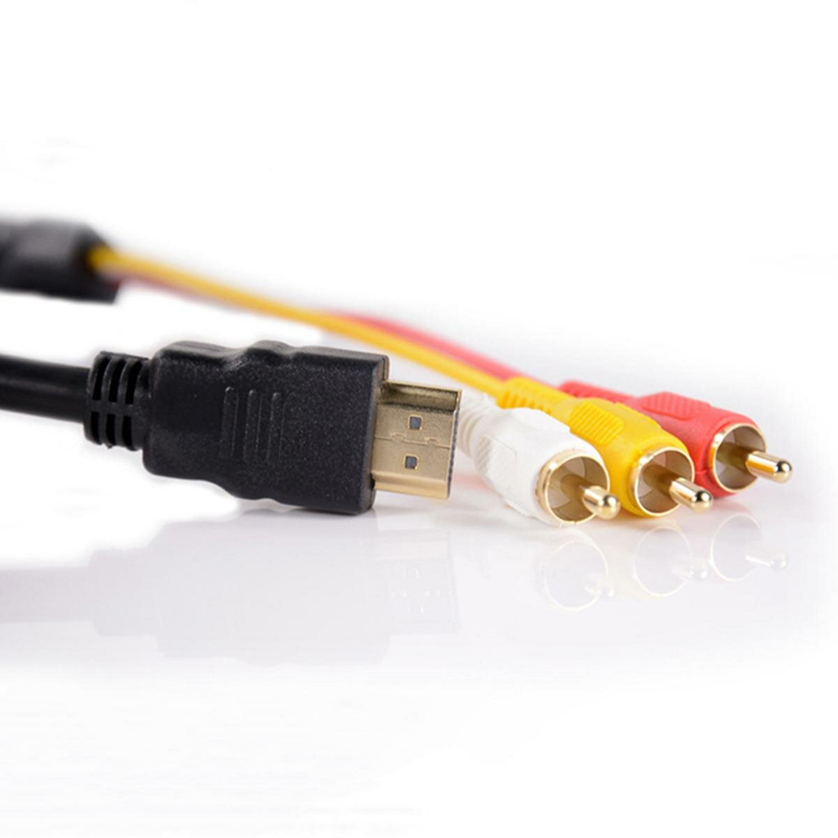 HDMI Male to 3 RCA Video Audio AV 1.5m Кабель-адаптер для 1080P HDTV