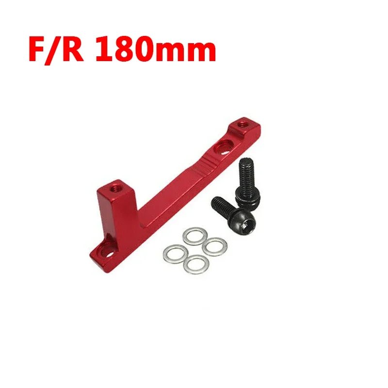 BUCKLOS Адаптер дискового тормоза PM/IS для MTB 180/203 мм Красный, Red F-R 180mm
