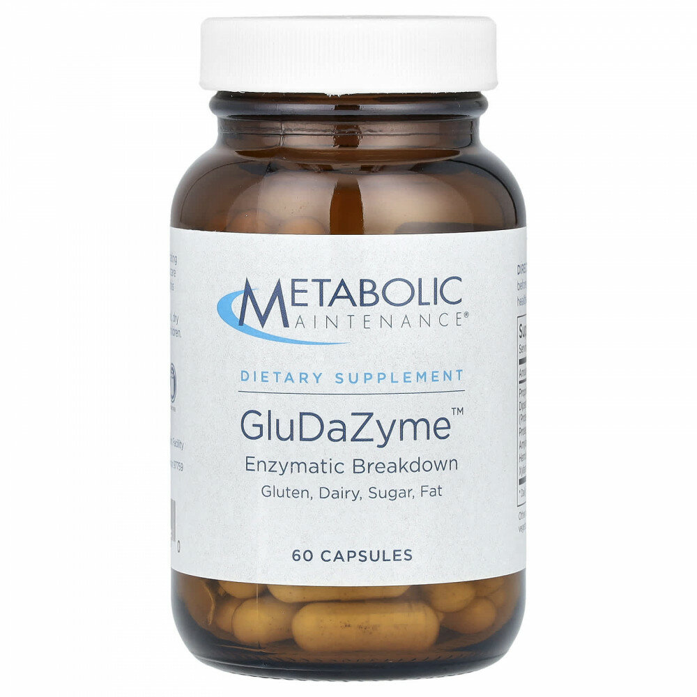 Metabolic Maintenance, GluDaZyme™, 60 вегетарианских капсул