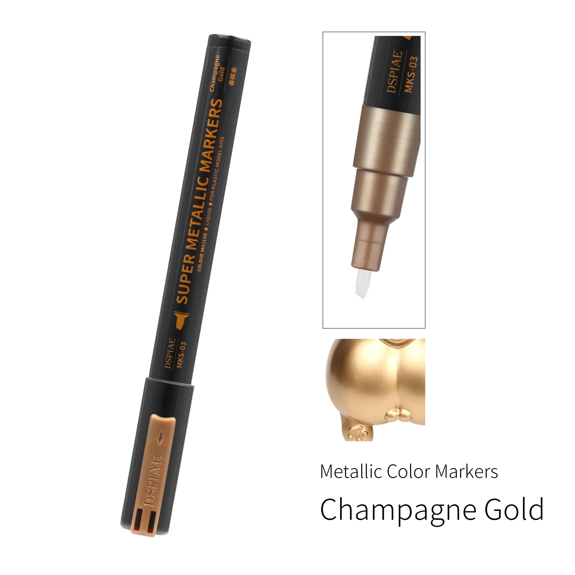 Маркер металлик Champagne Gold DSPIAE MKS-03