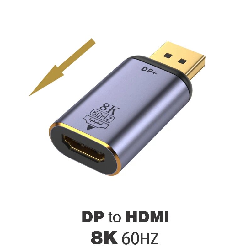 Адаптер DP to HDMI 8K 60Hz