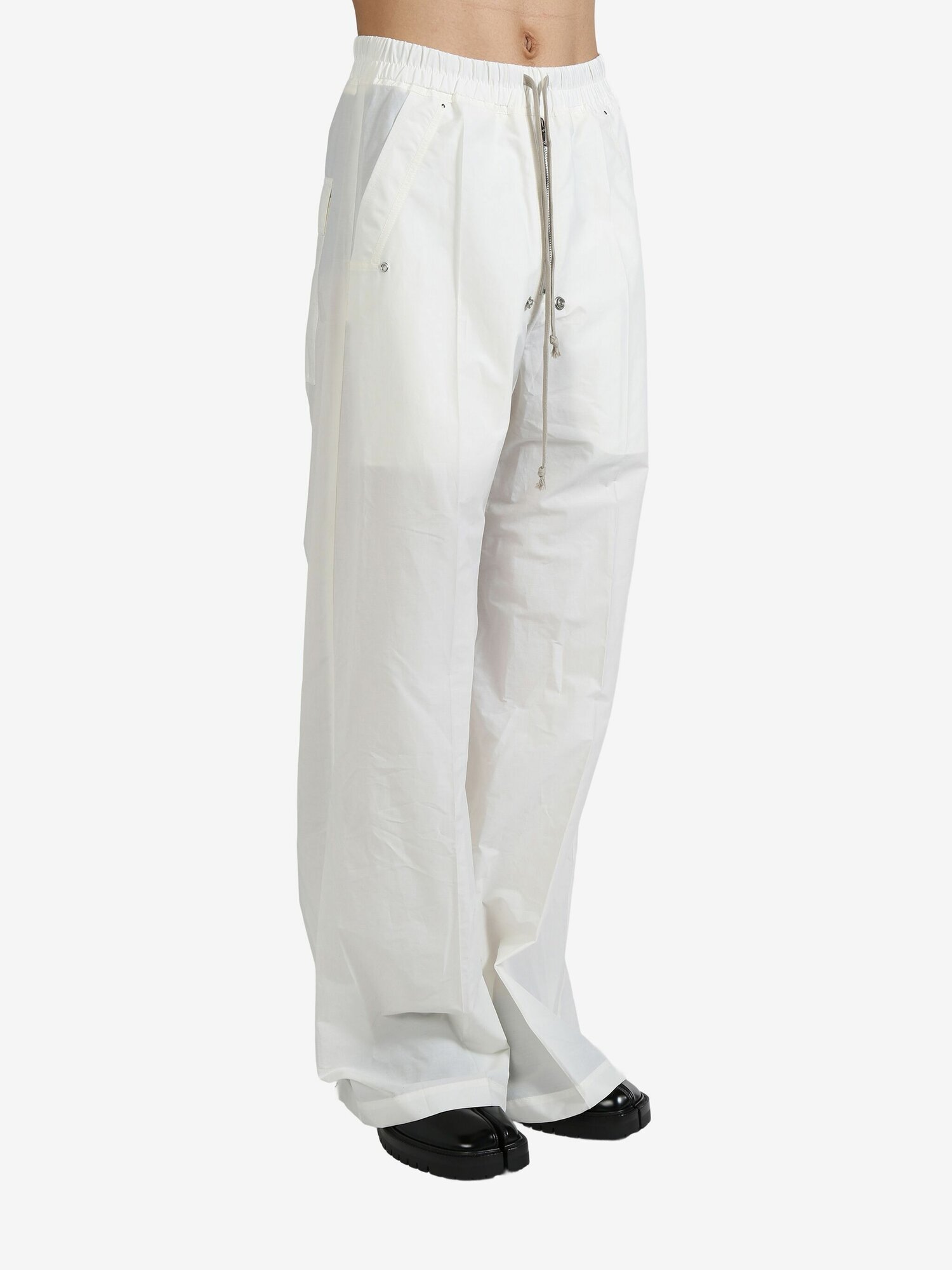 Брюки Moncler x Rick Owens Bela, размер 48, бежевый/белый — фото 1