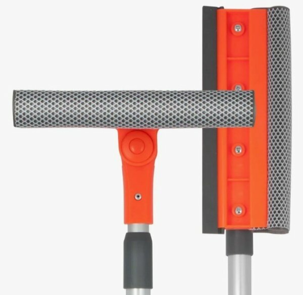 Окномойка (насадка 20см поворотн)черенок 45-75см телескоп. алюм. гладкий, Джордж, арт.60387 MasterHouse