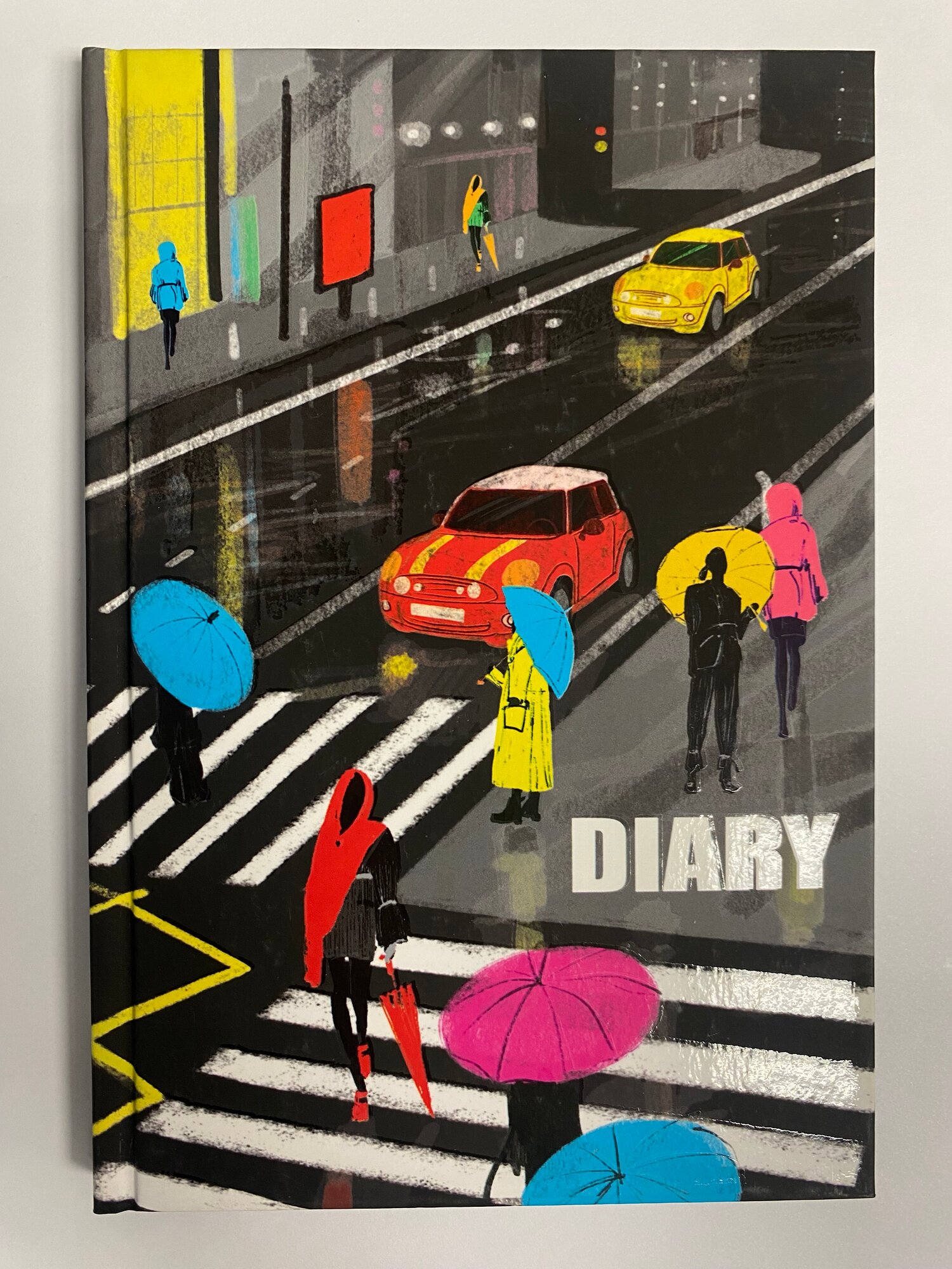 Ежедневник недатированный DIARY мегаполис /А5,80л линия/61454