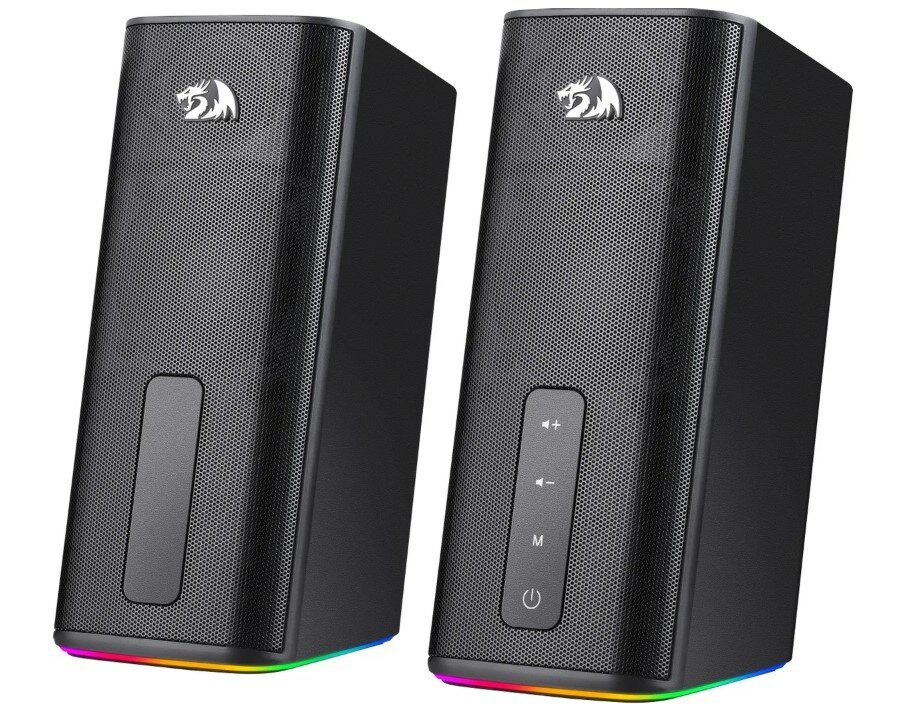 Колонки Redragon Connie 2.0 черный AUX+BT