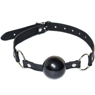 Lola Games Party Hard Crave, черный Кляп без отверстий с кольцами