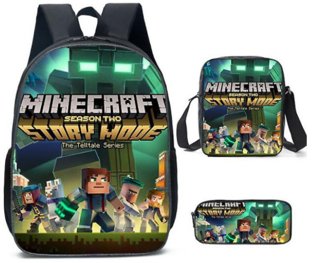 Рюкзак школьный + сумка через плечо + пенал-3 и 1 Сумка школьная мальчика для девочки подарок- Roblox