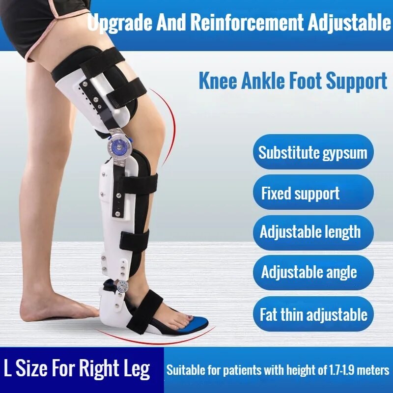 Регулируемый коленный бандаж Bone Orthosis Ligament L Size For Right Leg