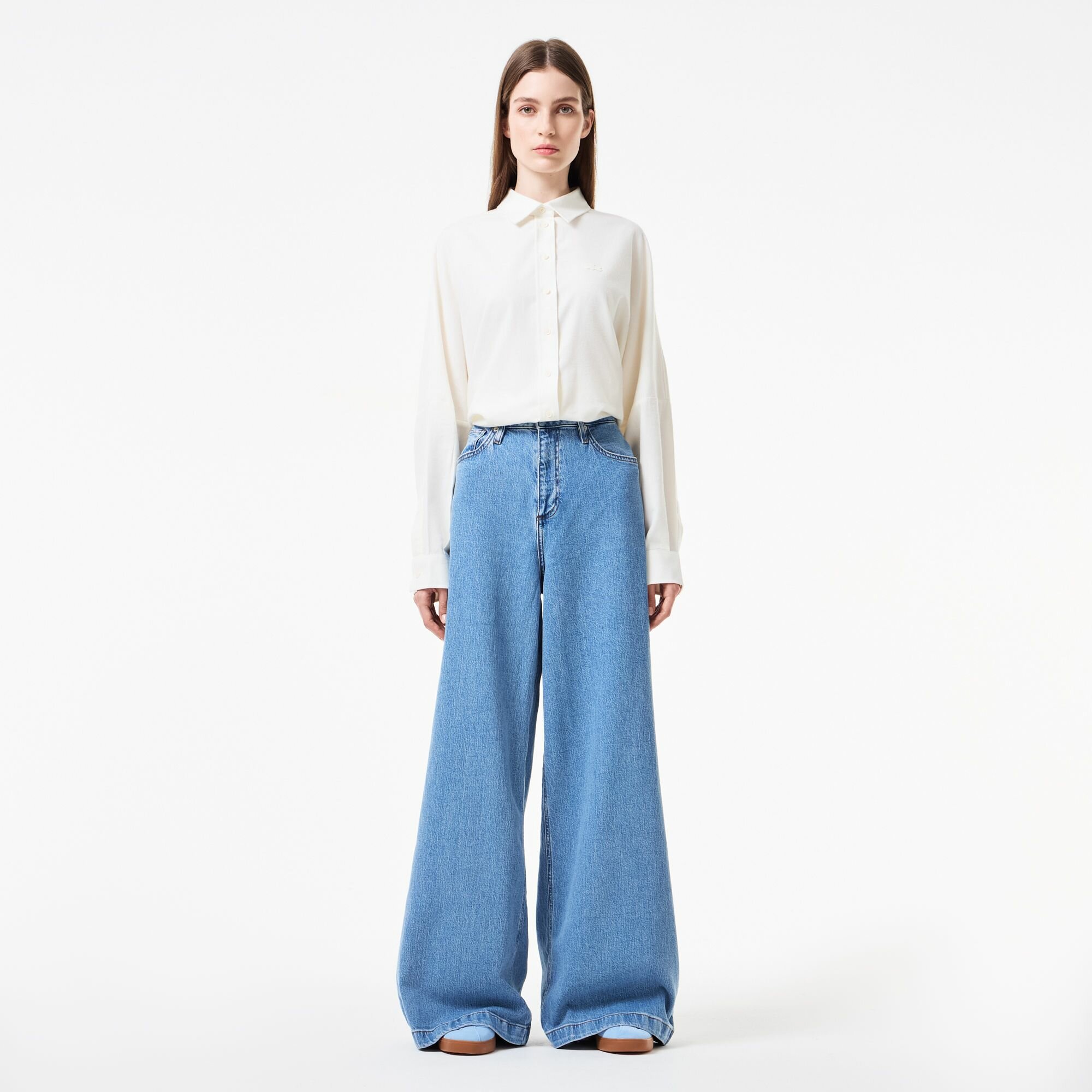 Джинсы широкие 