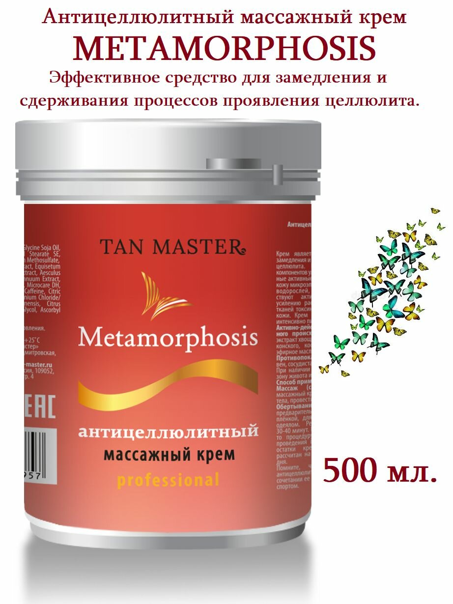 Антицеллюлитный массажный крем "Metamorphosis" 500 мл