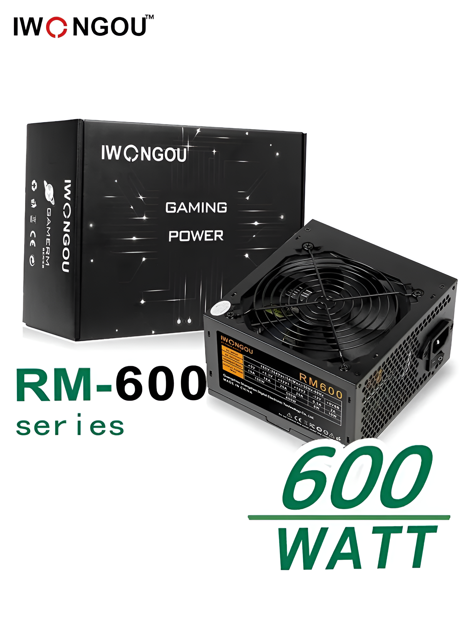 Блок питания для ПК 600w IWONGOU ATX(RM600)