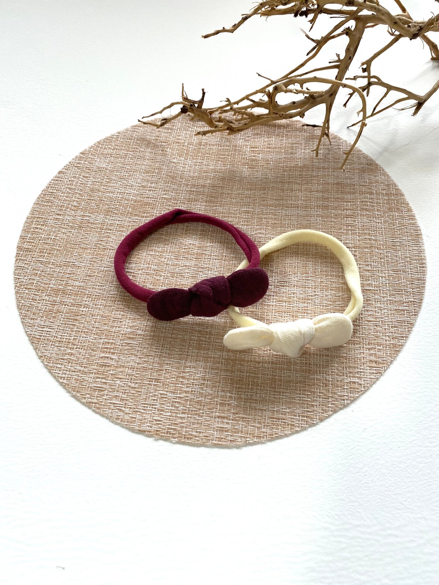 Повязка на голову для новорожденного, из муслина, нарядный аксессуар