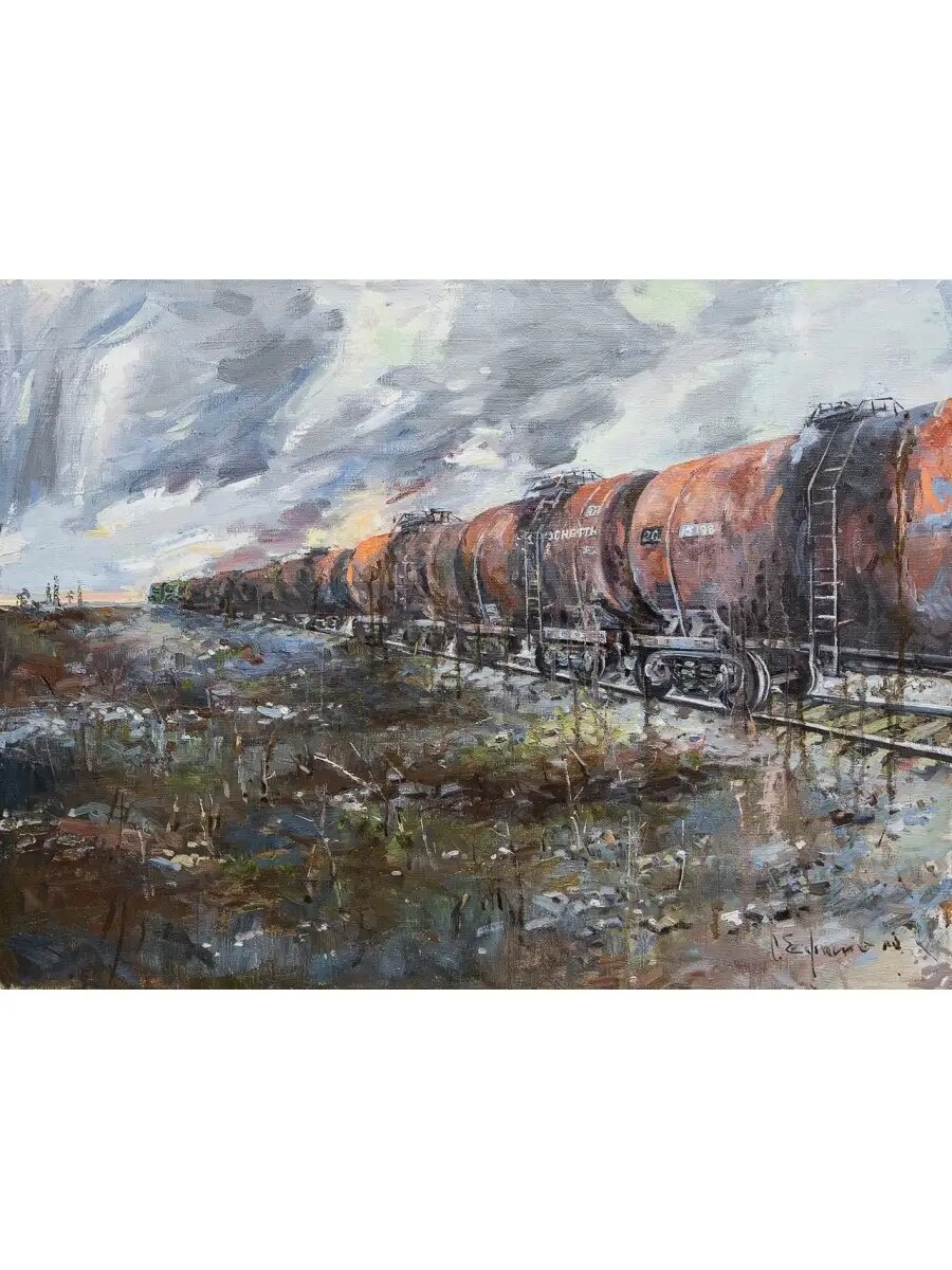 Картина маслом Нефть Саидов