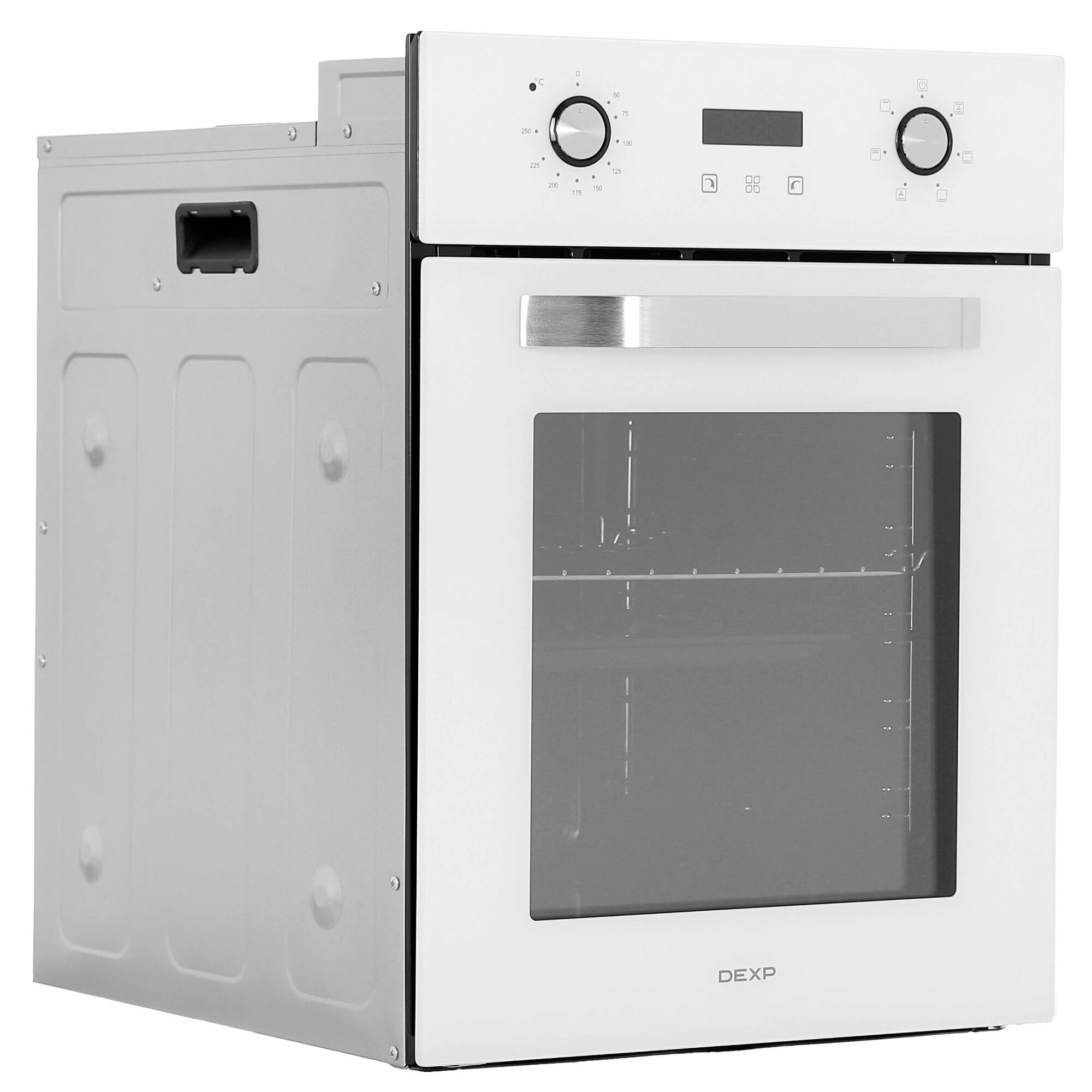 Духовой шкаф DEXP, 1YLO45DW, электрический, белый, гидролизная очистка