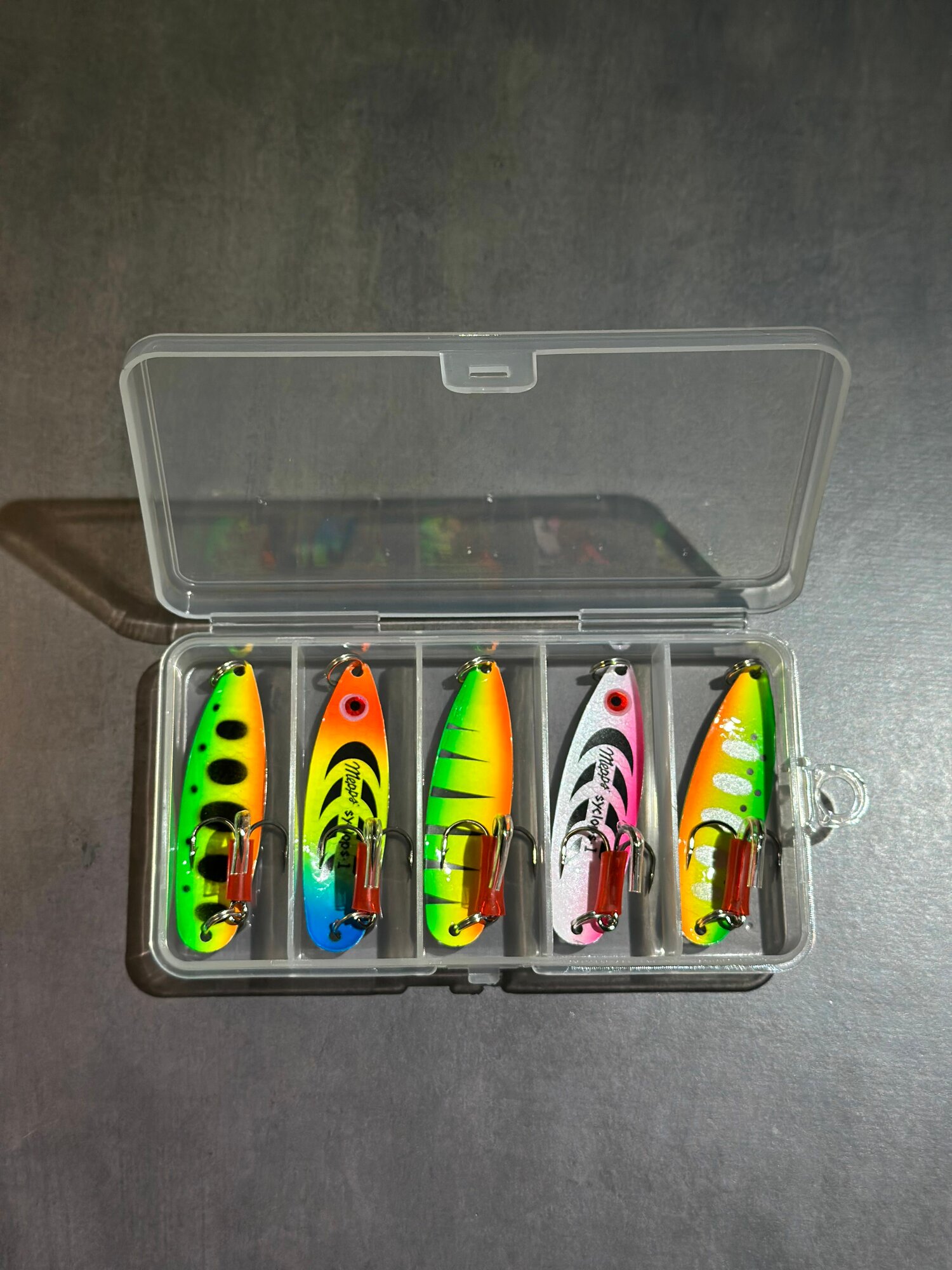 Рыболовный Набор блесна колебалка аналог Mepps Syclops №1 для рыбалки на хищника, щуку, форель, судака, окуня, лосось