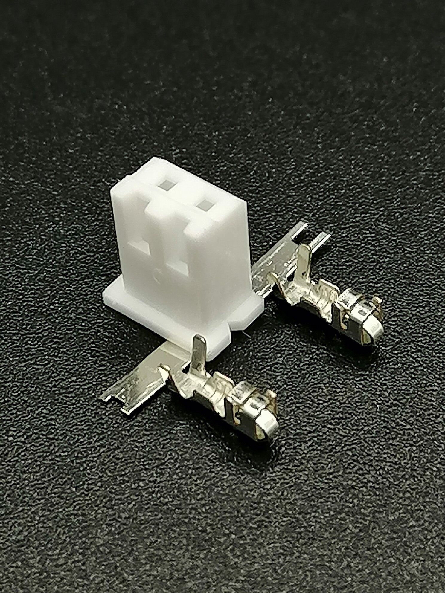 10шт Разъём питания низковольтный гнездо с контактами на кабель, шаг 2,5 мм HK-02/CHU-2/XH2.54