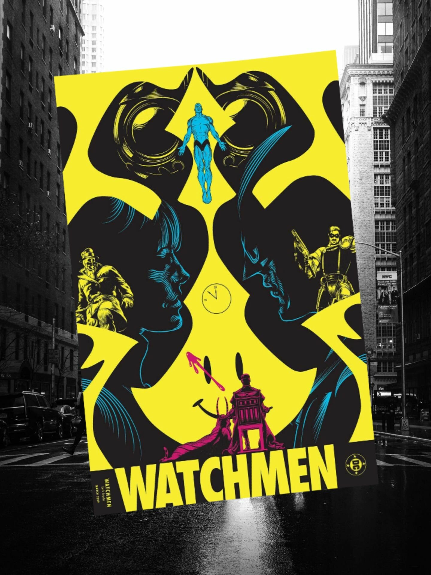 Постер "Хранители" в стиле pinterest, формат А3, 297 х 420 мм, глянцевый