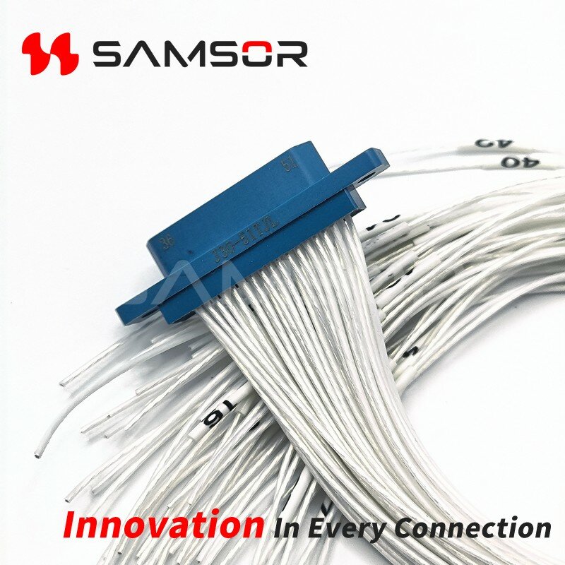 J30-51TJL Штекер-розетка в пластиковом корпусе J30 Инновационный модульный прямоугольный разъем Micro-D с 51 сердечником