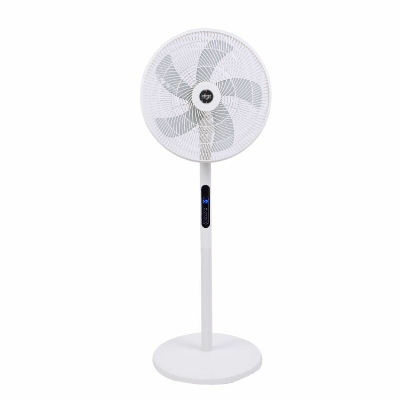 5 скорости, автоматический поворот,40-50db сенсорный экран Вентилятор напольный Мощность 50 Вт, таймер на 2-8 часов, LED дисплей, пульт Д/У.