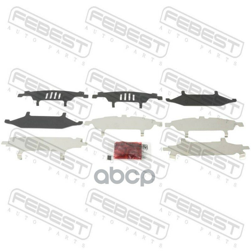 Комплект монтажный для дисковых колодок TOYOTA COROLLA 2000-2006 0103-ZZE120F Febest арт. 0103-ZZE120F