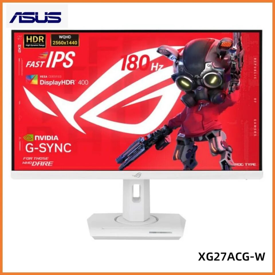 ASUS 27" Монитор XG27ACG-W, белый