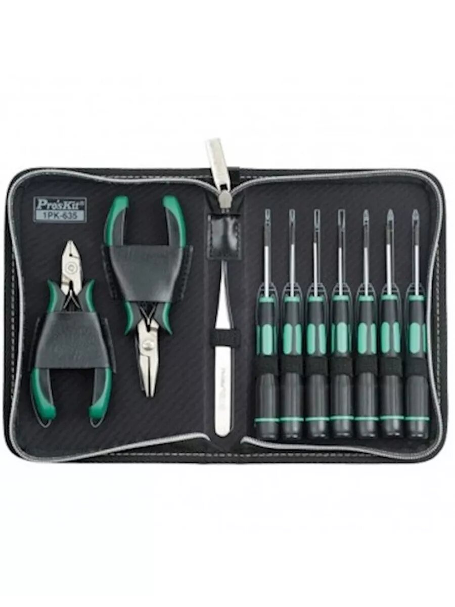 Набор инструментов для электроники 1PK-635